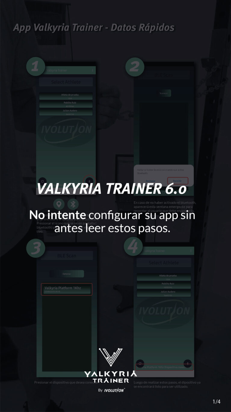 Valkyria Trainer APP – Ivolution Analytics