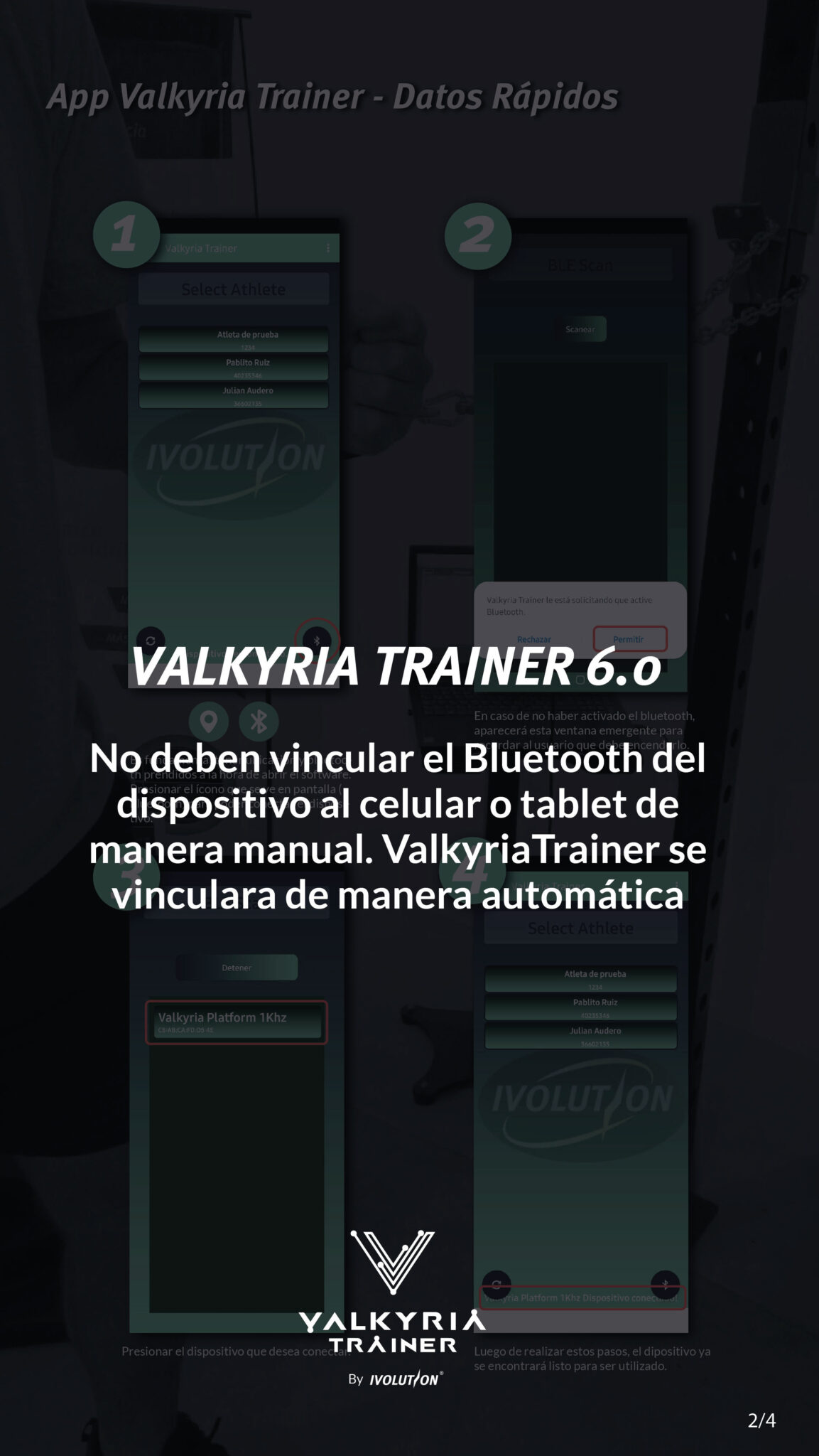 Valkyria Trainer APP – Ivolution Analytics